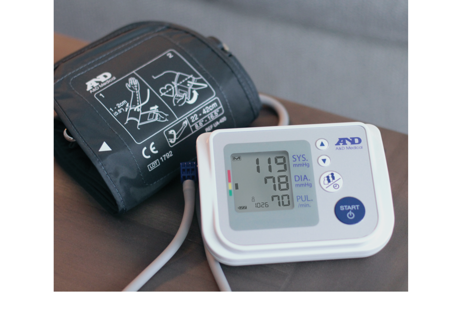 Premium Blood Pressure Monitor with AC Adapter - A&D Medical