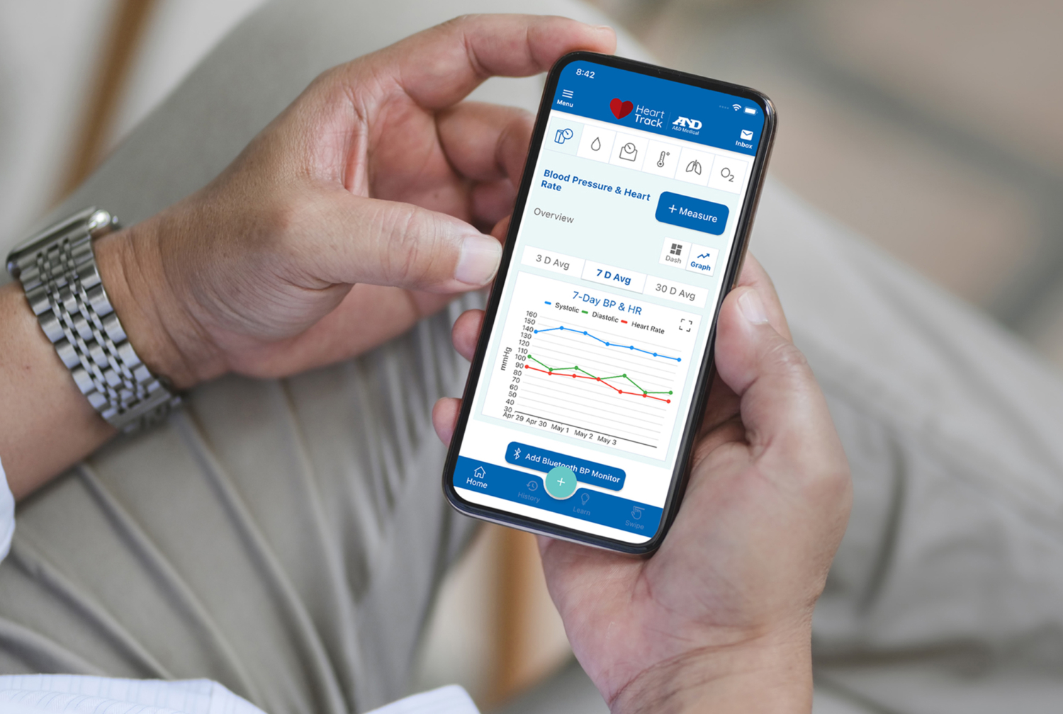 Blood Pressure Tracking App | A&D Medical