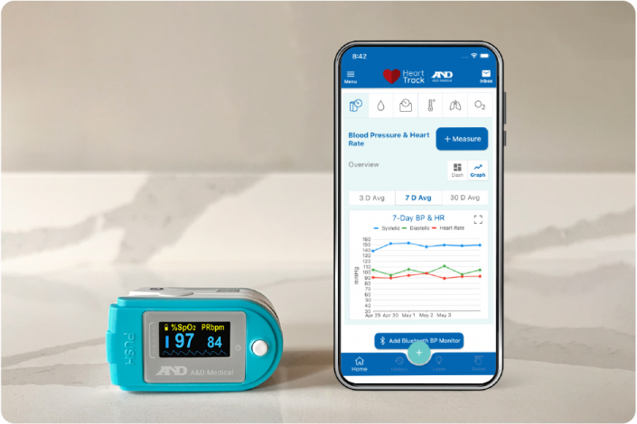 Essential Wireless Fingertip Pulse Oximeter$49.99 - A&D Medical