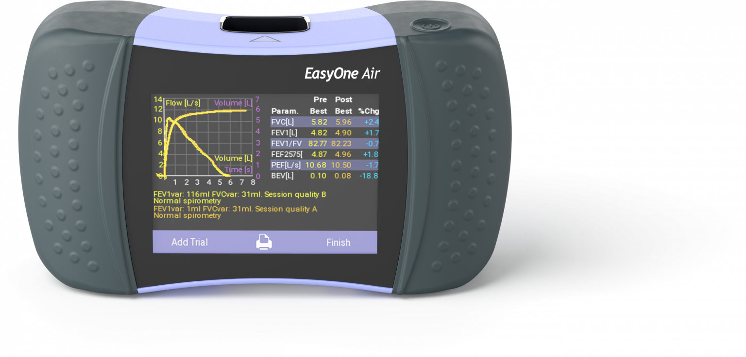 EasyOne Air | Portable, Calibration-Free Spirometer with EMR ...