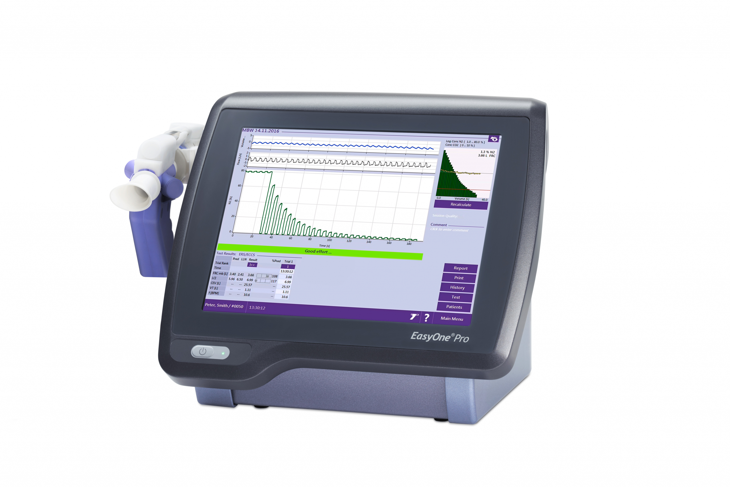 EasyOne Pro/LAB | Complete Pulmonary Function Testing in a Portable ...
